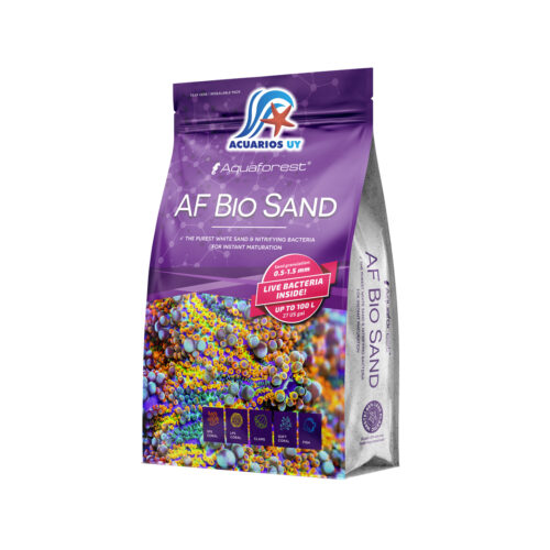 Arena para acuario marino. Aquaforest AF Bio Sand 7,5kg | Acuarios UY